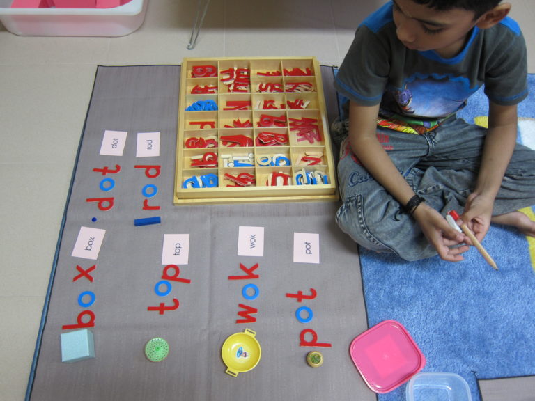 The Movable Alphabet - An important Montessori Language Material ...